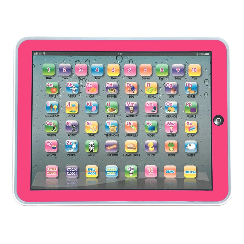 English Learning Tablet Toy Kids 8.1 inch Baby Tab... – Grandado