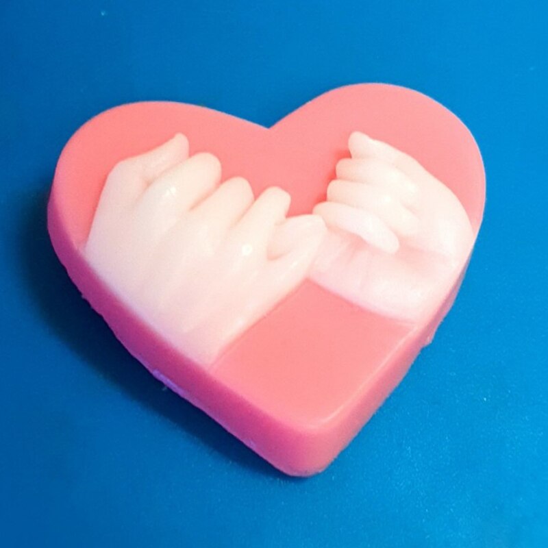 3D Love Heart Shaped Silicone Soap Mold DIY Cake C... – Grandado