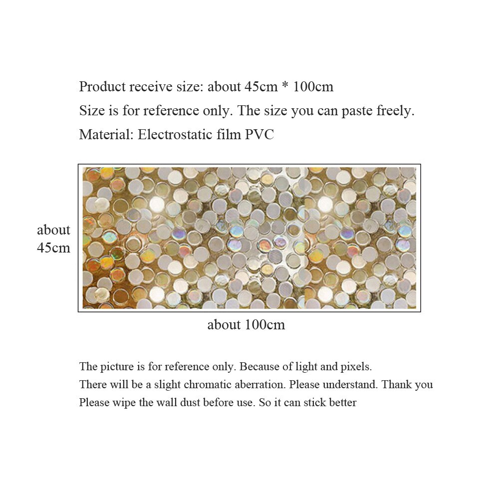 Sequin Dots Electrostatic Glass Window Wall sticke... – Vicedeal