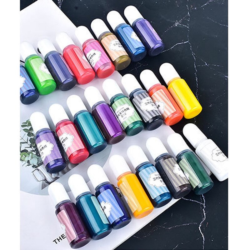 24 Colors Epoxy Resin Pigment Liquid Epoxy Resin D... – Vicedeal
