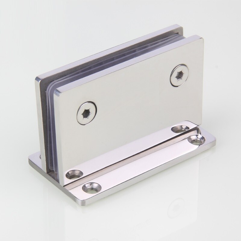 304 Stainless Steel 90 Degree Fixed Glass Clamp Sh... – Vicedeal