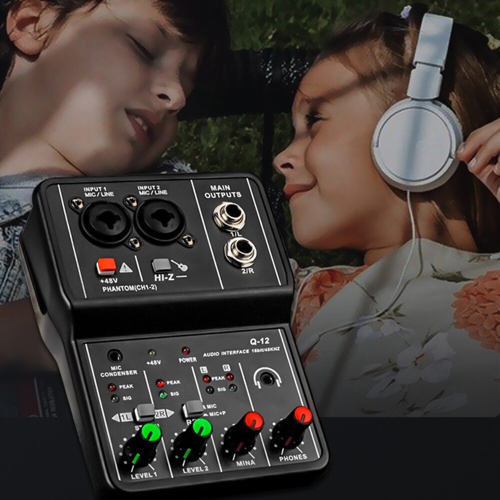 Sound Card Audio Mixer Sound Board Console Desk Sy... – Grandado