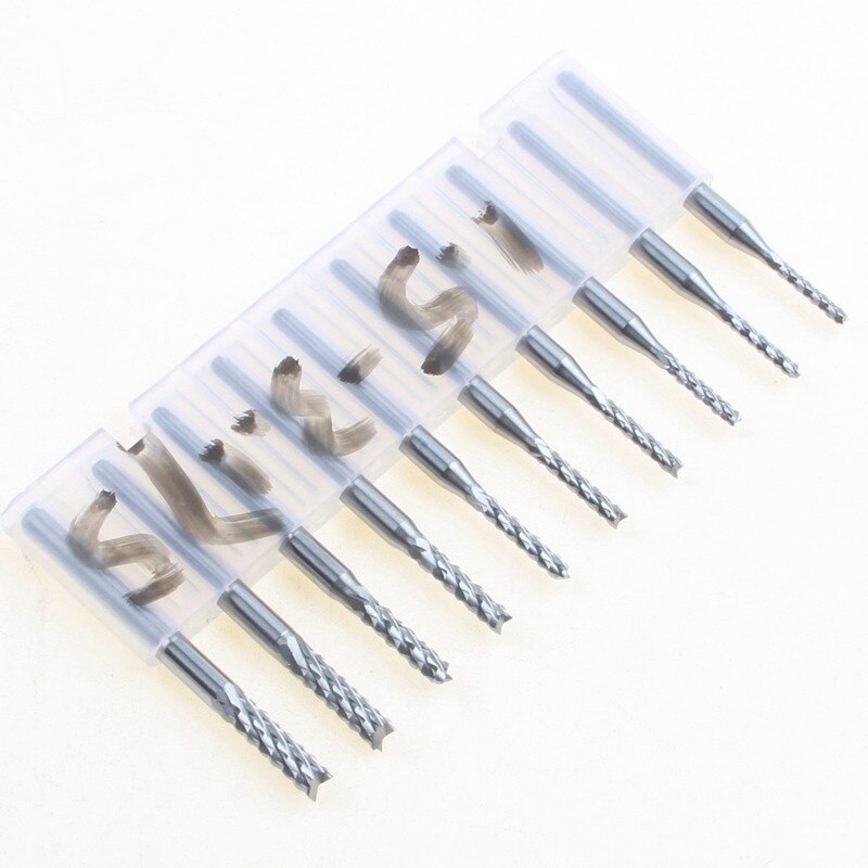 10 pcs Carbide 1.5mm-3.175mm End Mill Graveren Bit... – Grandado