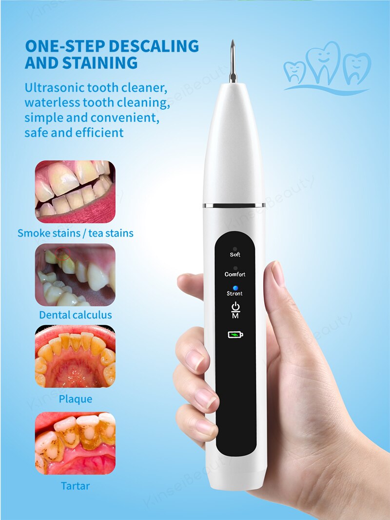 Ultrasonic Dental Scaler Calculus Plaque Remover E... – Grandado