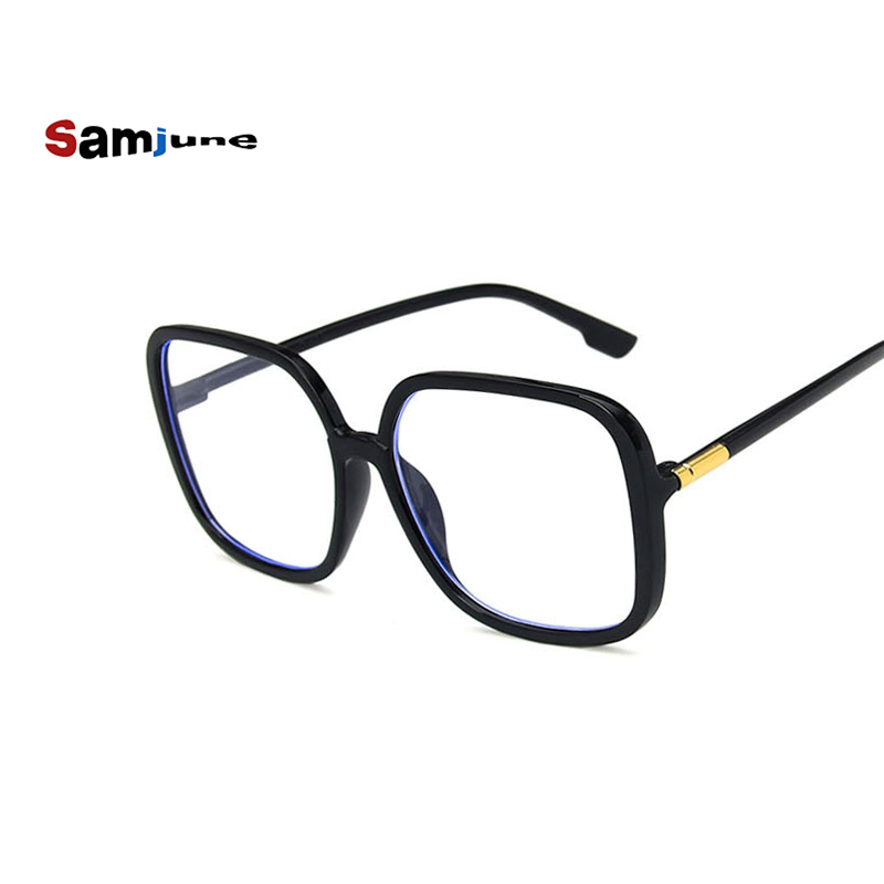 Samjune Oversize Square Anti-blue Light Glasses Fr... – Vicedeal