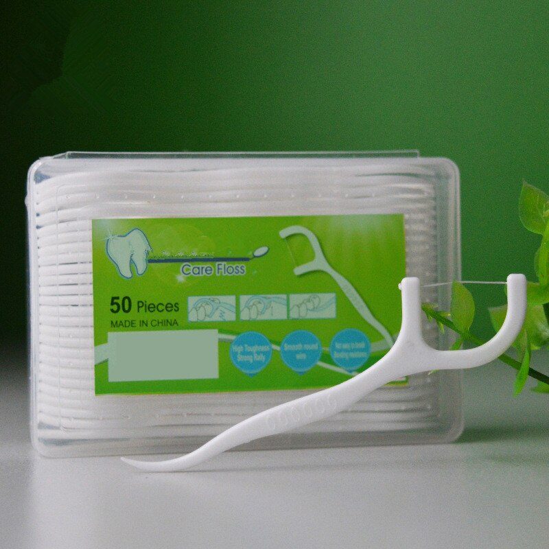 50 Stuks Dental Floss Bleken Picks Tanden Tandenst... – Vicedeal