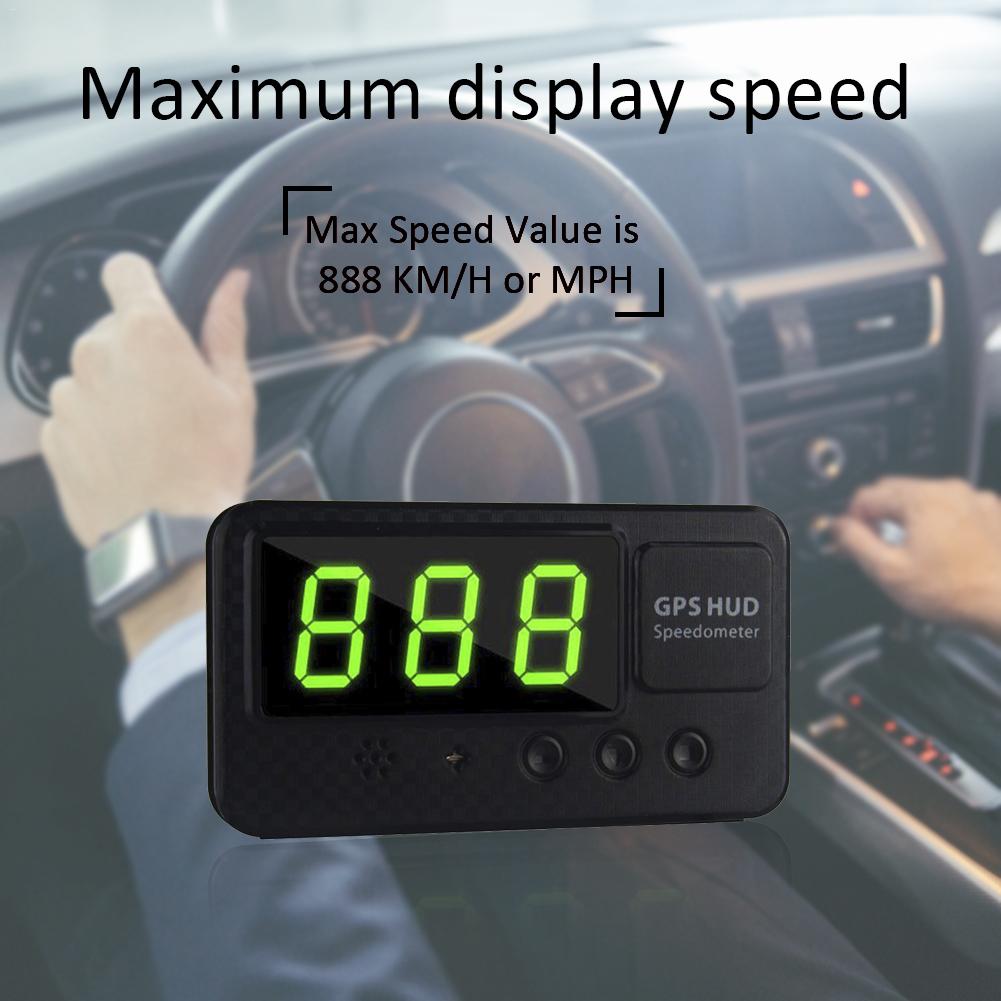 Universal Auto Digital Bil Gps Speedometer Hastighedsvisning Km t Mph