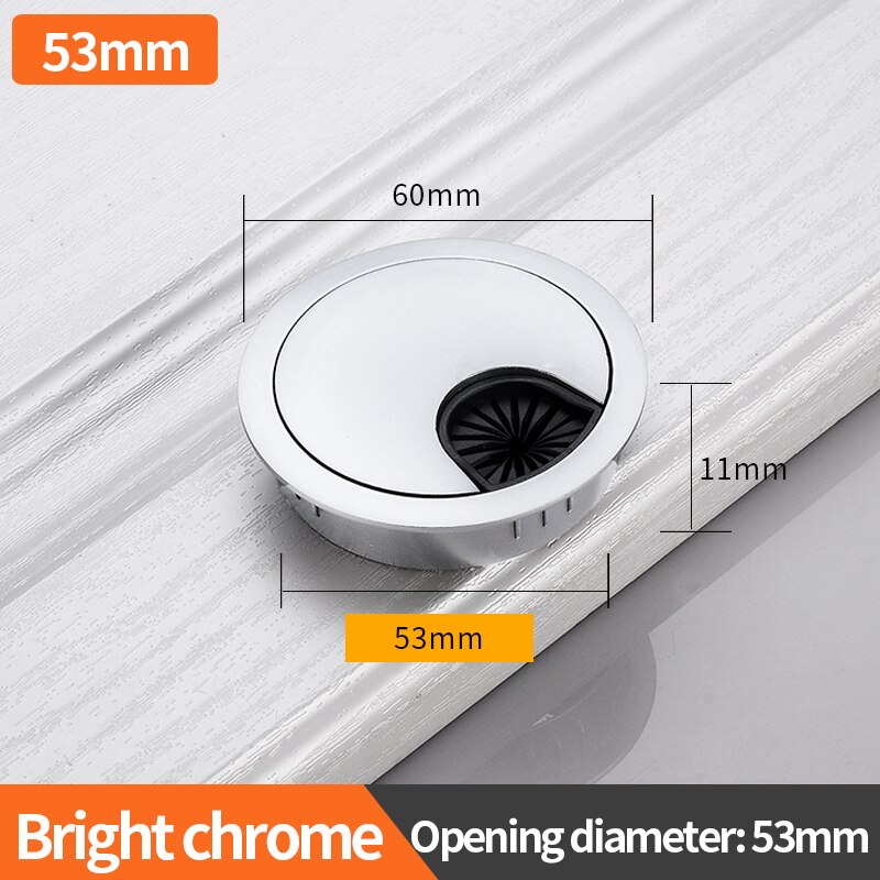 JZPENG Zinc Alloy Round Table Hole Cover Wire Outl... – Grandado