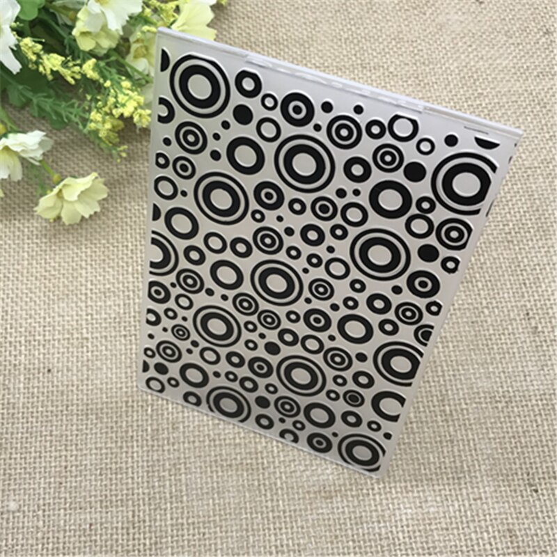 Plastic Embossing Folders Circle scrapbook album c... – Vicedeal