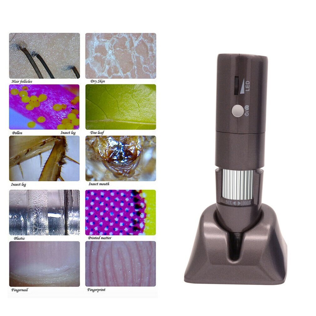 Mini HD WIFI Digital Microscope Camera 50~1000X 8L... – Vicedeal