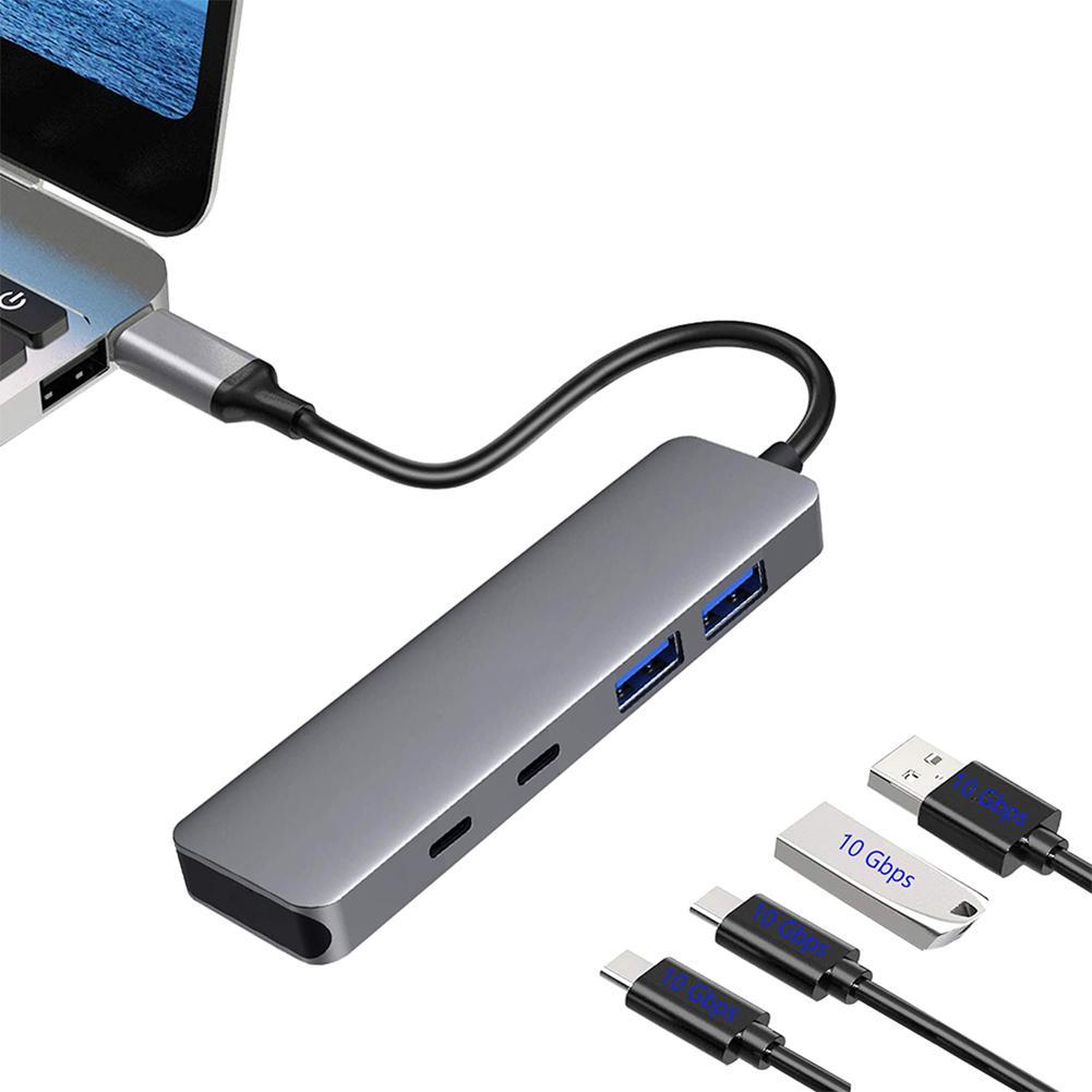 USB Hub 4-port 2 Puertos USB-C 3.2 Gen 2 | 2 Puert... – Grandado