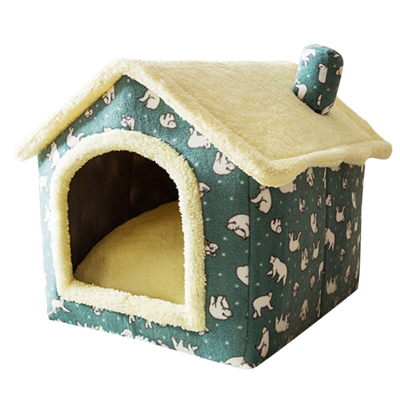 Indoor Huisdier Huis Cozy Cat Bed Warm Cave Nest S... – Vicedeal