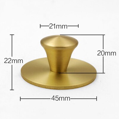 Brass Knob and Handle Nordic Style Cabinet Bookcas... – Grandado