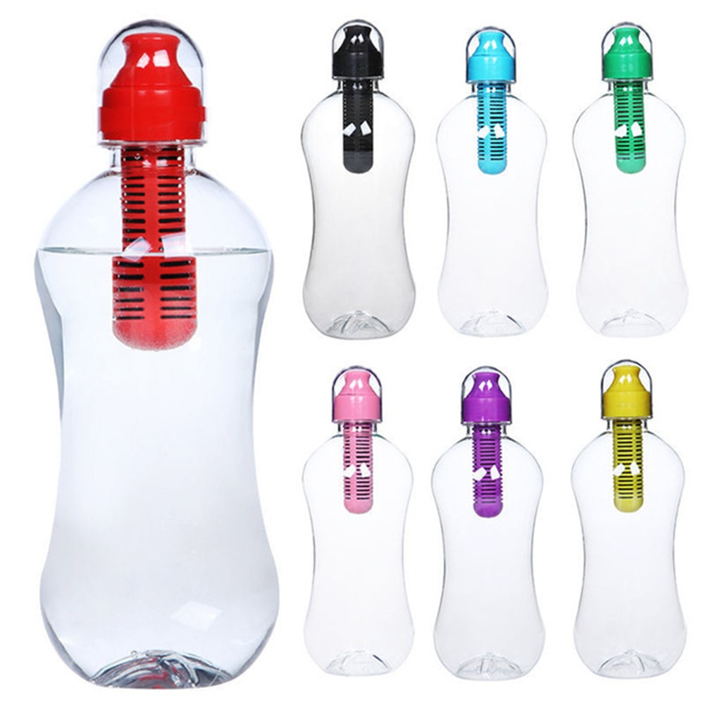 550ml Plastic Water Bobble Hydration Filter Portab... – Vicedeal