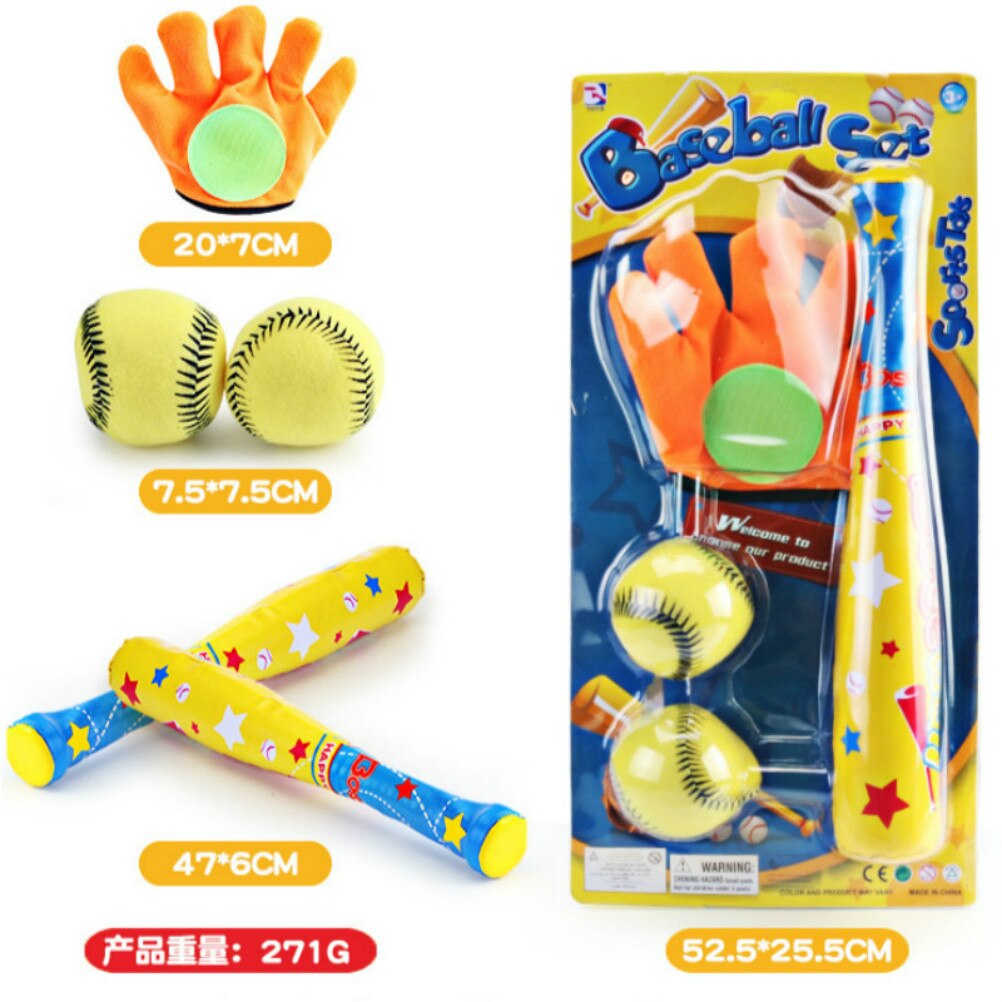 1 Set/4 Pcs Kids Baseball Bat Set Portable EVA Bas... – Vicedeal