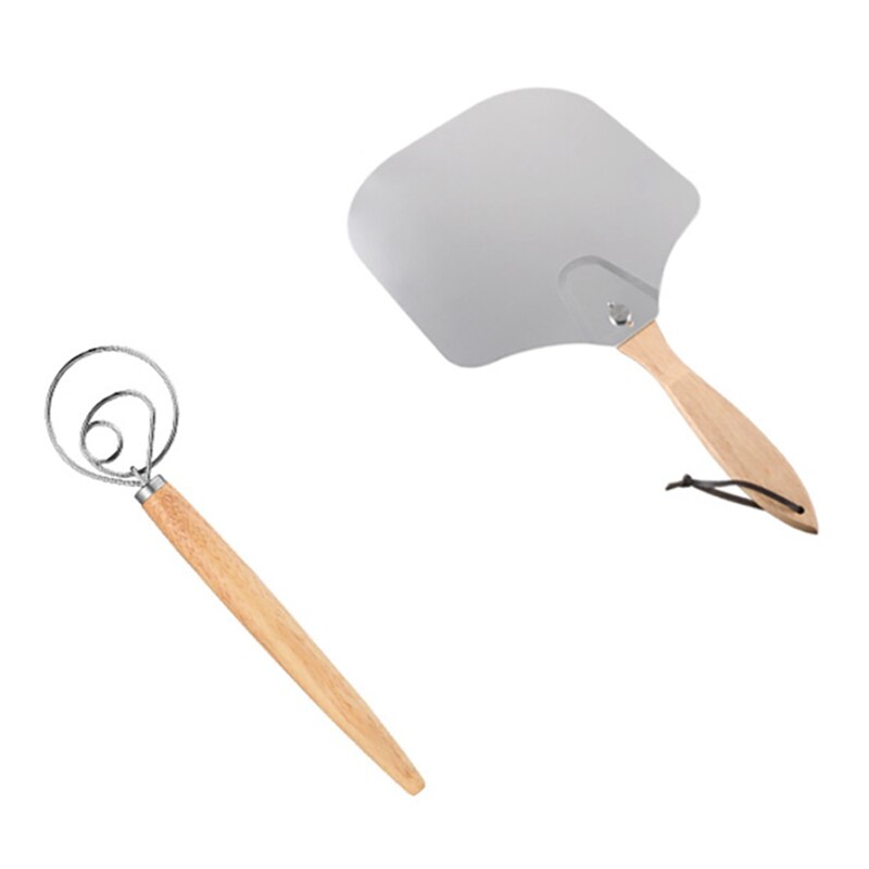 Foldable Pizza Peel Pizza Pan With Wood Handle,Sti... – Vicedeal