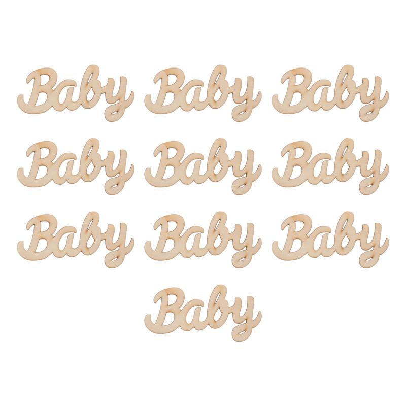 10pcs Decorative Wooden Baby Word Sign Freestandin... – Grandado