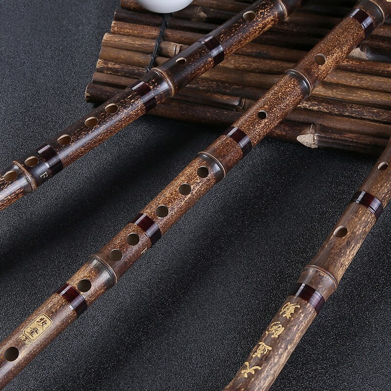 Chinese Purple Bamboo Flute Unpainte CDEFG key fla... – Grandado