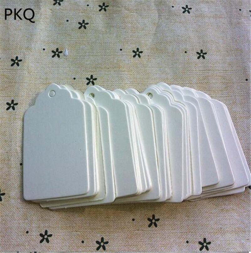 50Pcs Verpakking Label Bruin Kraft/Zwart/Wit Papie... – Vicedeal