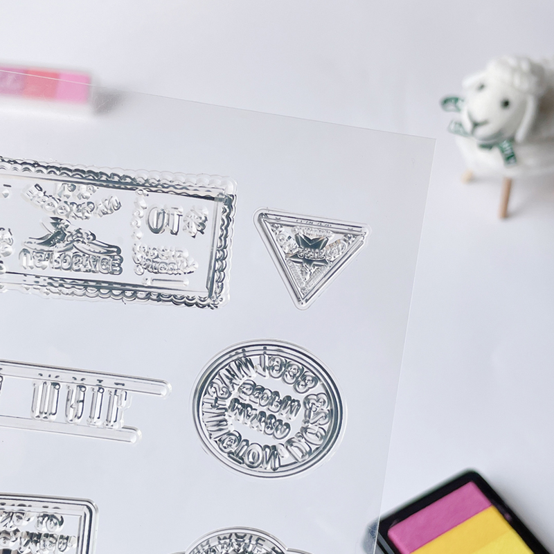 Vintage Poststempel Transparant Clear Stempel Diy ... – Vicedeal