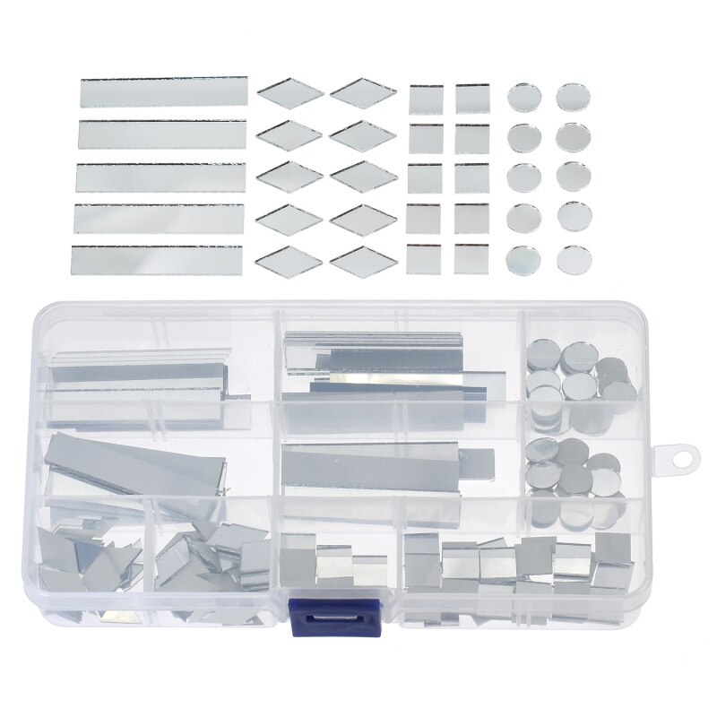 200PCS/lot Mixed Shape Mini Mirror Glass Mosaic Ti... – Grandado
