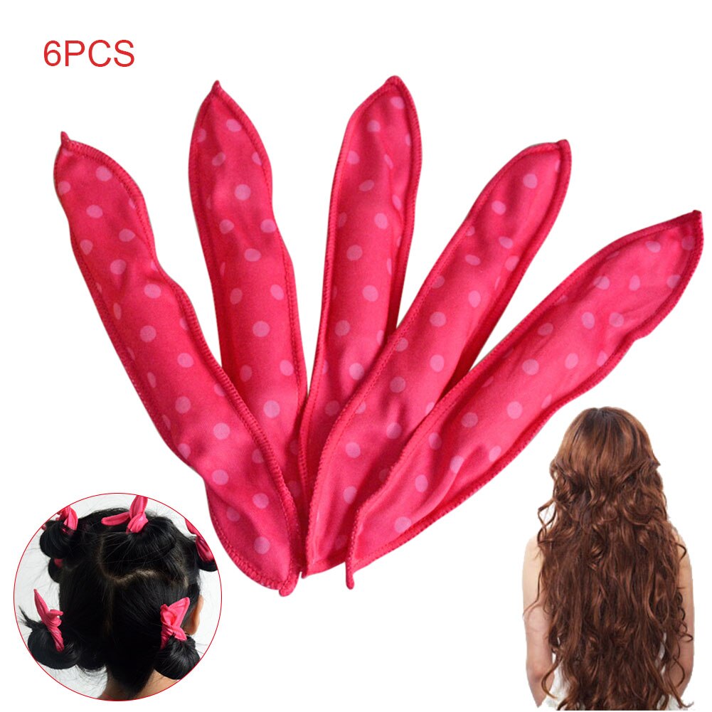 6 Pcs/Set Foam Hair Curlers Dots No Heat Sleeping ... – Vicedeal