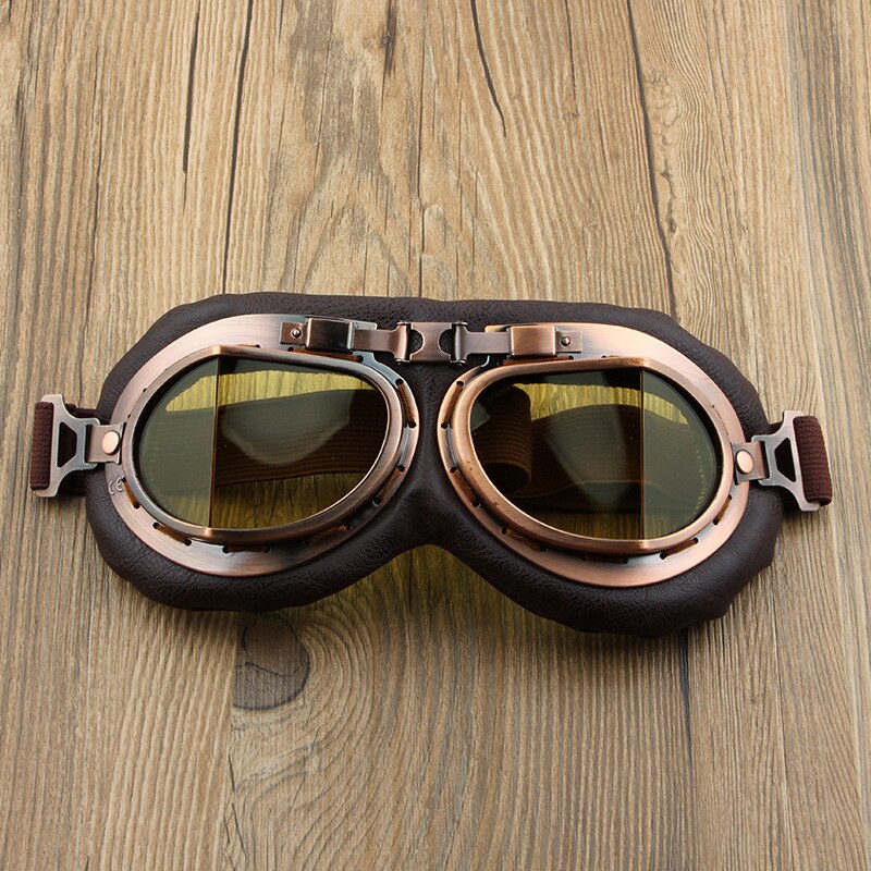 Retro Motorcycle Goggles Bril Vintage Moto Classic... – Grandado
