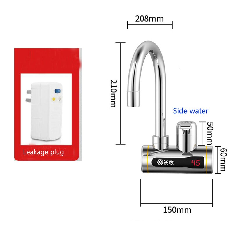 Instant Tankless Elektrische Wasser Heizung Wasser... – Vicedeal