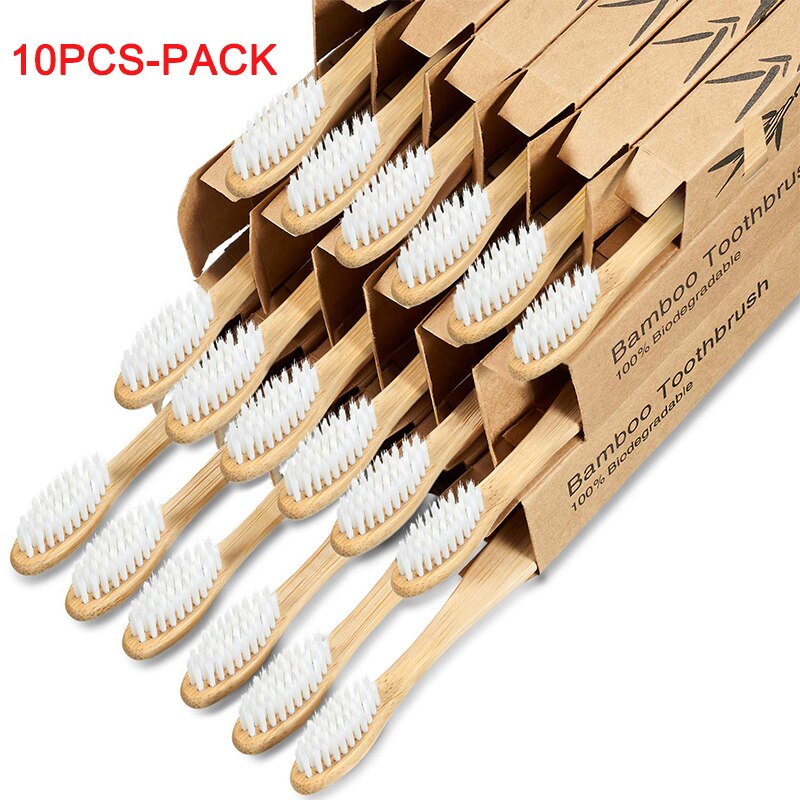 Biodegradable Eco-Friendly Natural Bamboo Toothbru... – Vicedeal