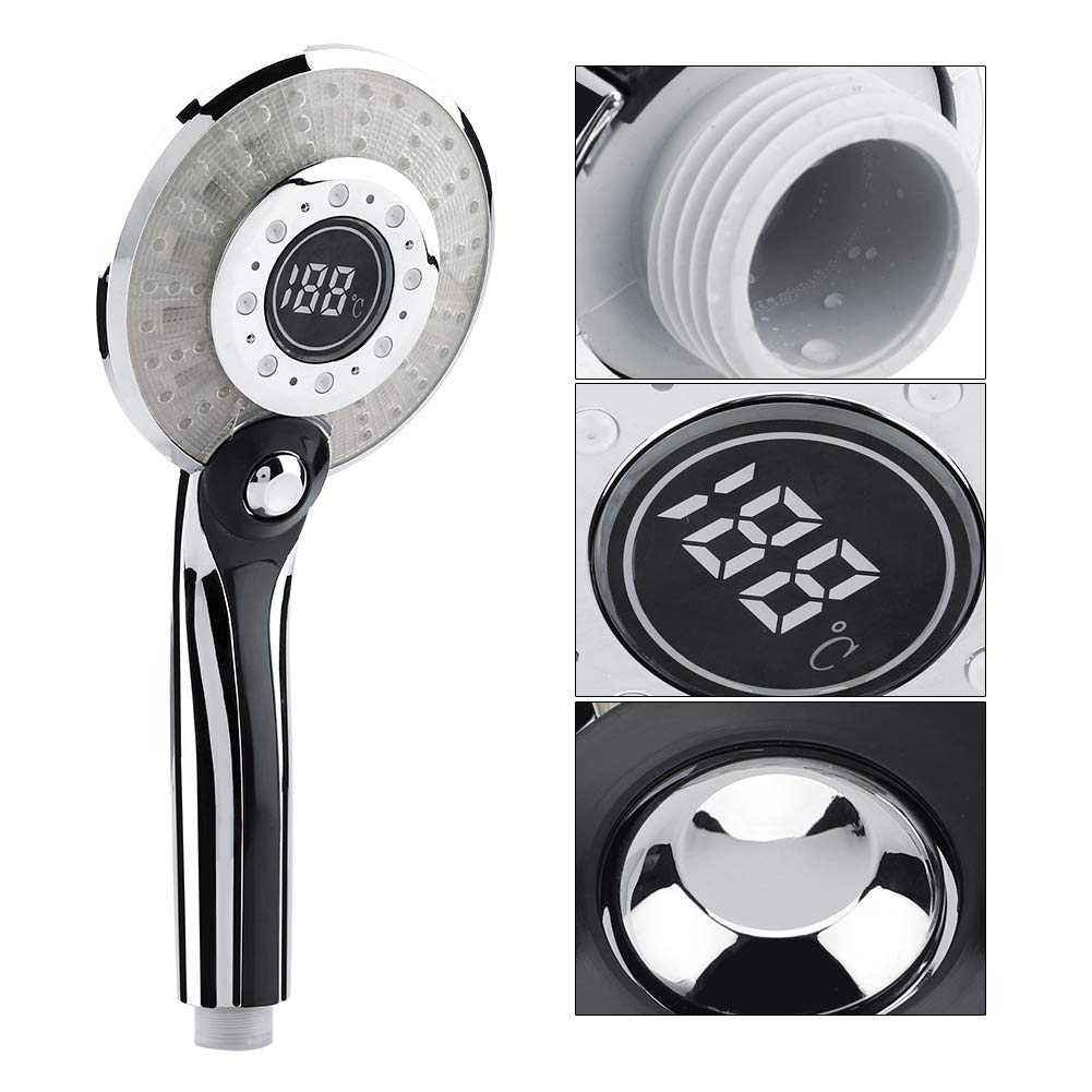 LED Shower Head Digital Temperature Control Shower... – Grandado