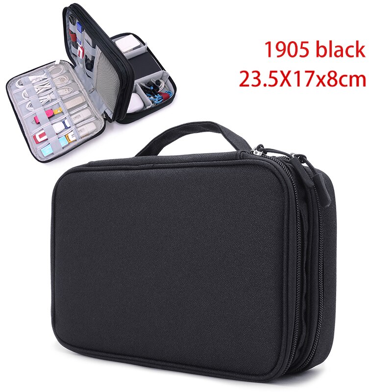 Travel Digital Accessories USB Cable Storage Bag E... – Grandado