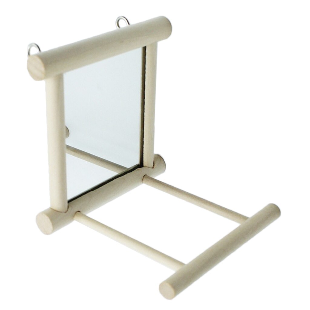 Bird Parrot Wood Ladder Climb Macaw Cage Swing She... – Grandado