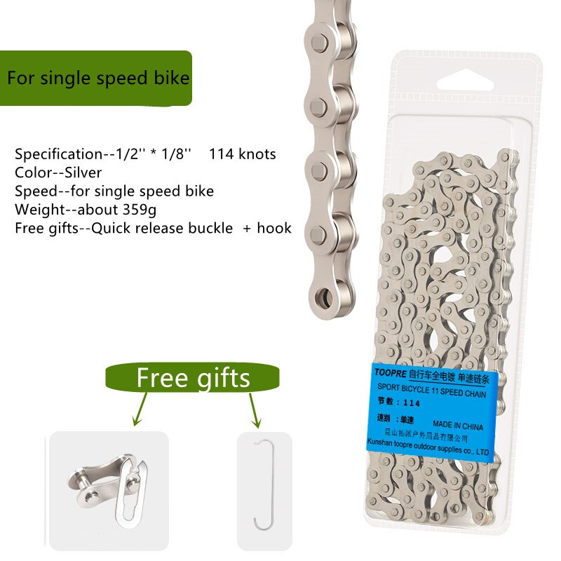 1/6/7/8/9/10/11/12 Speed Bikes Chain Road MTB Bicy... – Grandado