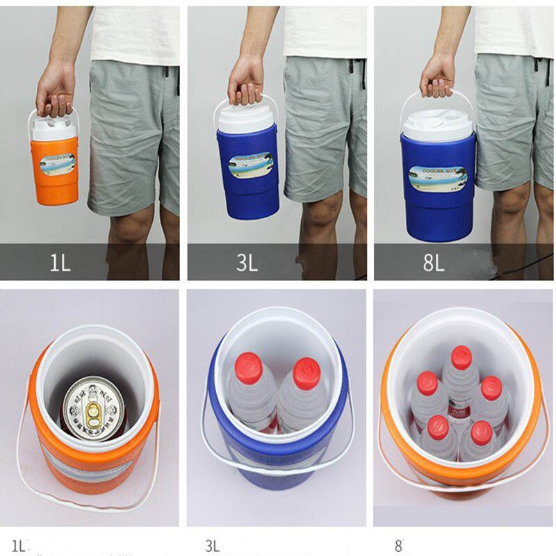 1L and 8L beer cooler box PU round incubator ice c... – Grandado