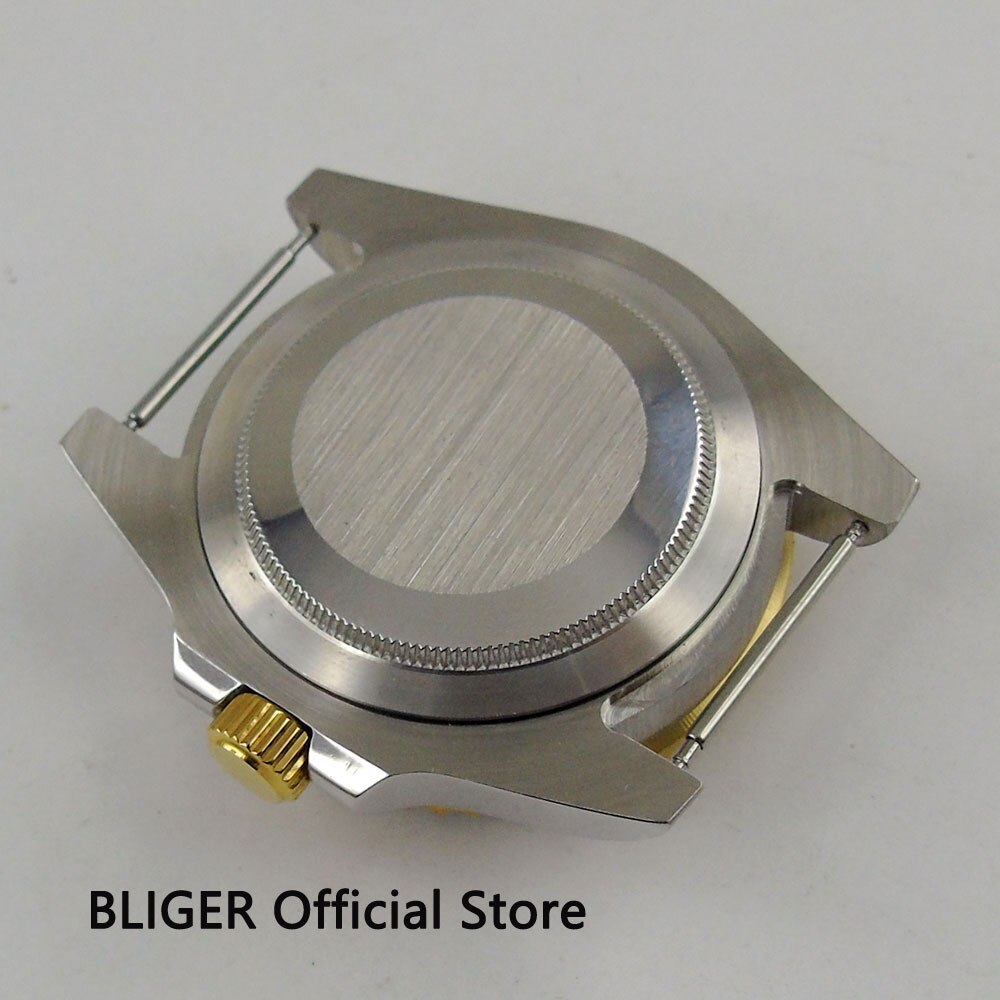 BLIGER 40MM Stainless Steel Watch Case Sapphire ga... – Vicedeal