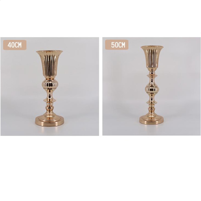 50cm/20'' Gold Tabletop Vase Metal Flower Vase Tab... – Grandado