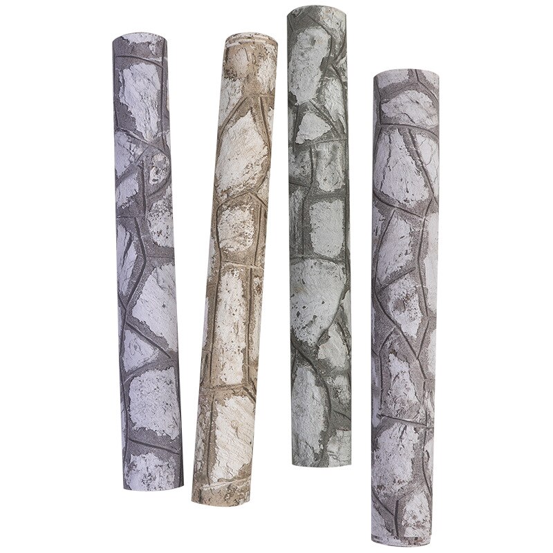 3D Drie-Dimensionale Retro Baksteen Steen Steen St... – Grandado