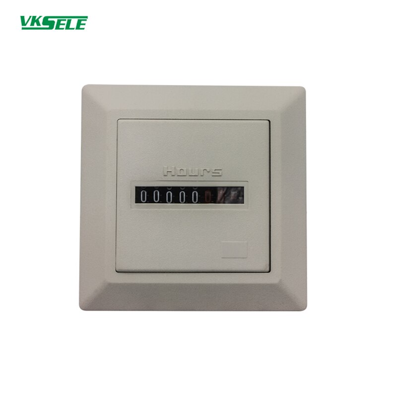 HM-1 white color Industrial timer LCD display Hour... – Vicedeal