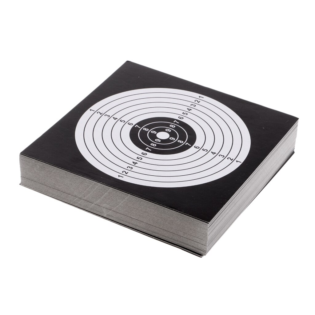100x Adhesive Reactive Paper Targets for Practice – Grandado