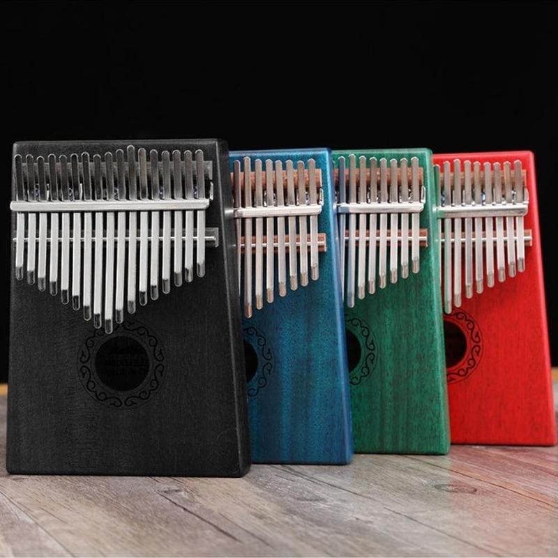 17 Key Thumb Piano Kalimba Speelgoed Mahonie Vinge... – Grandado