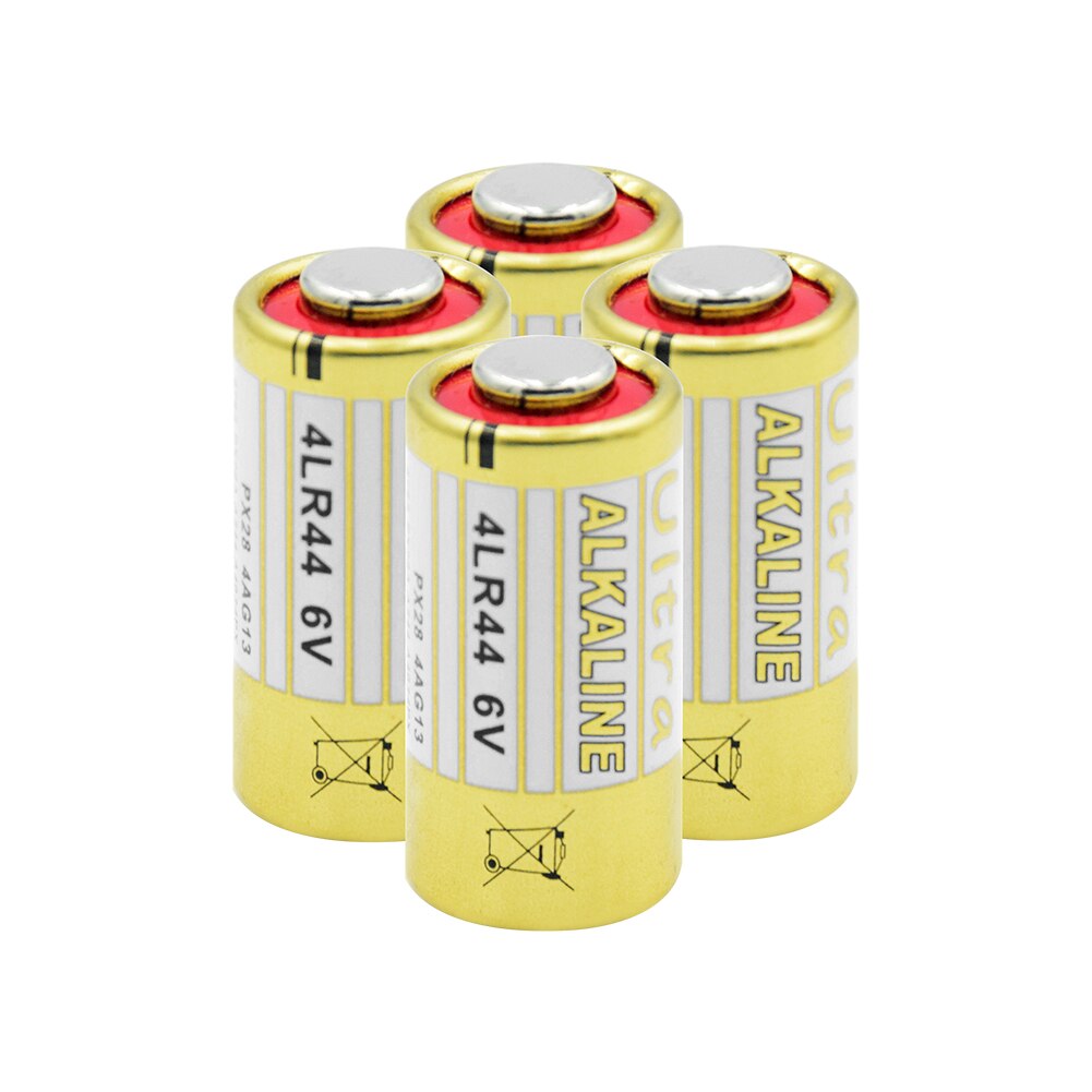 YCDC 4pcs 4LR44 6V 150mAh Dry Alkaline Battery For... – Grandado