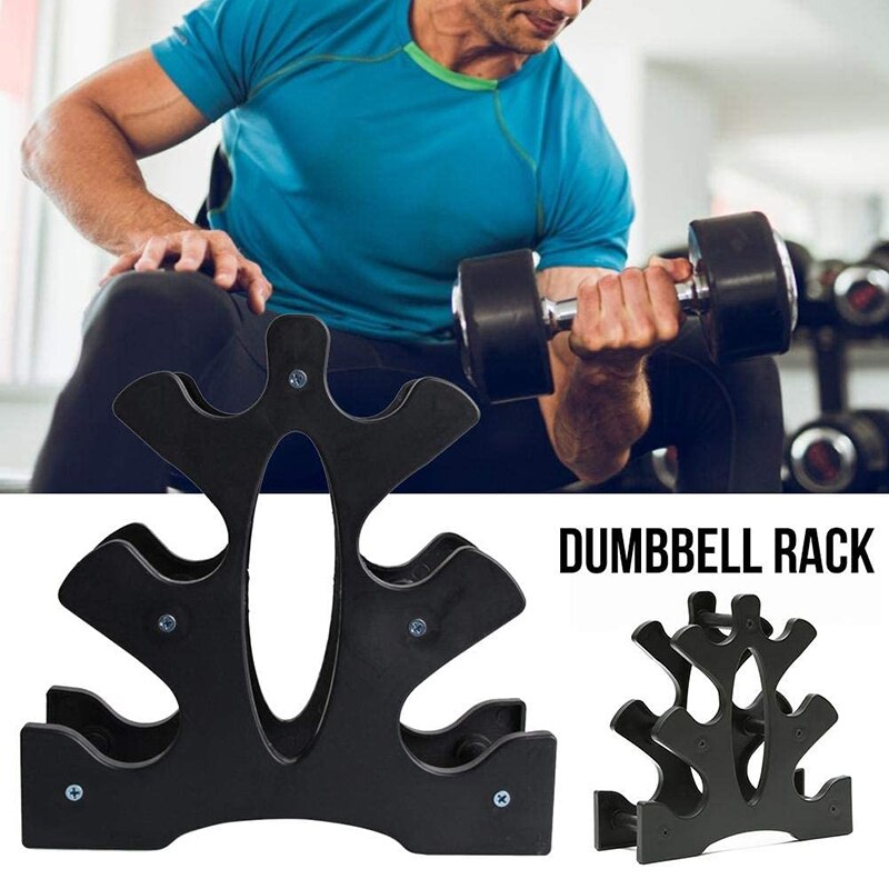 Hand Weight Dumbbell Storage Holder Tree 3 Tier Ra... – Vicedeal