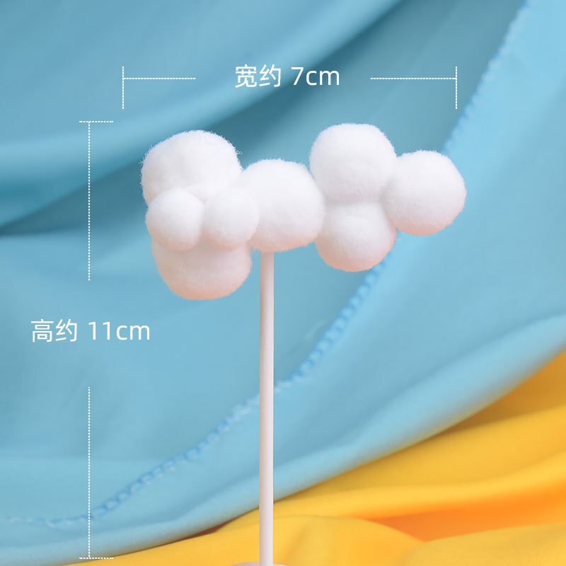 Cute Colorful Clouds Cake Topper Happy Birthday Pa... – Vicedeal