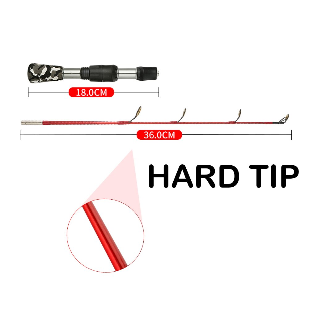 BOTE Ultralight Ice Fishing Rod Winter Fishing Rod... – Vicedeal