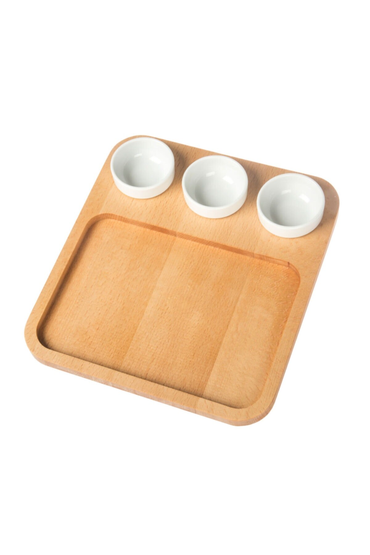 Pan Serving Plate - With 3 Sauce Bowl Kitchen Set – Grandado