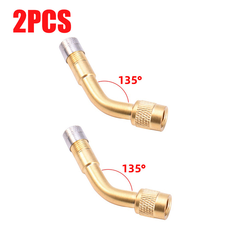 2Pcs Motorcycle 45 90 135 Graden Hoek Gebogen Valv... – Vicedeal