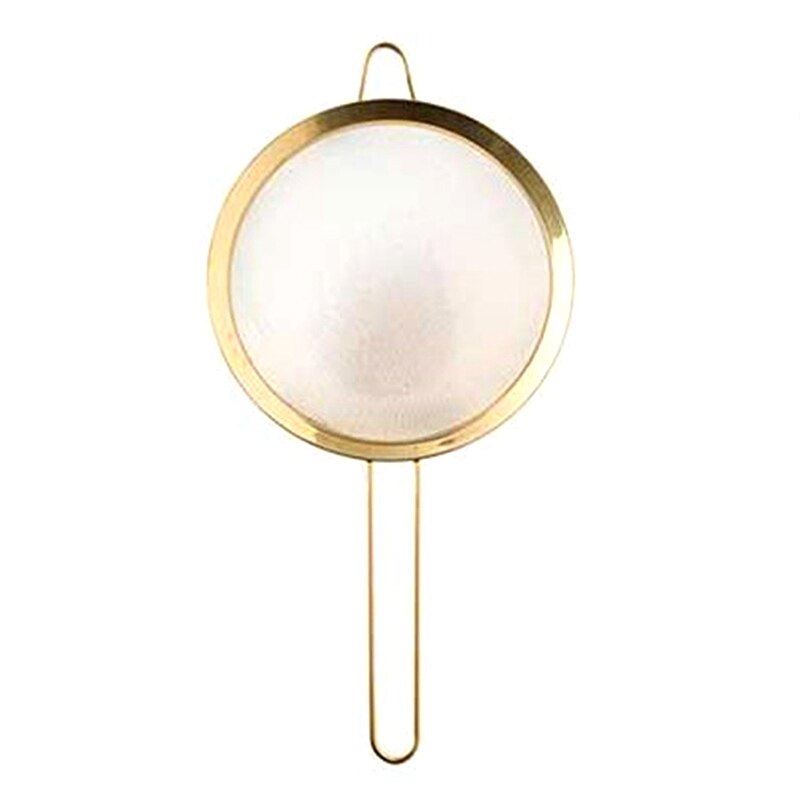 Edelstahl Feine Mesh Öl Sieb Goldene Mehl Sichter ... – Vicedeal