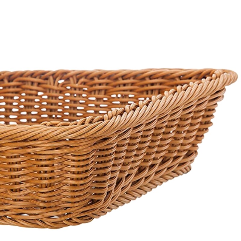 Wicker Storage Basket, Bread Basket Bread Shop Sup... – Grandado