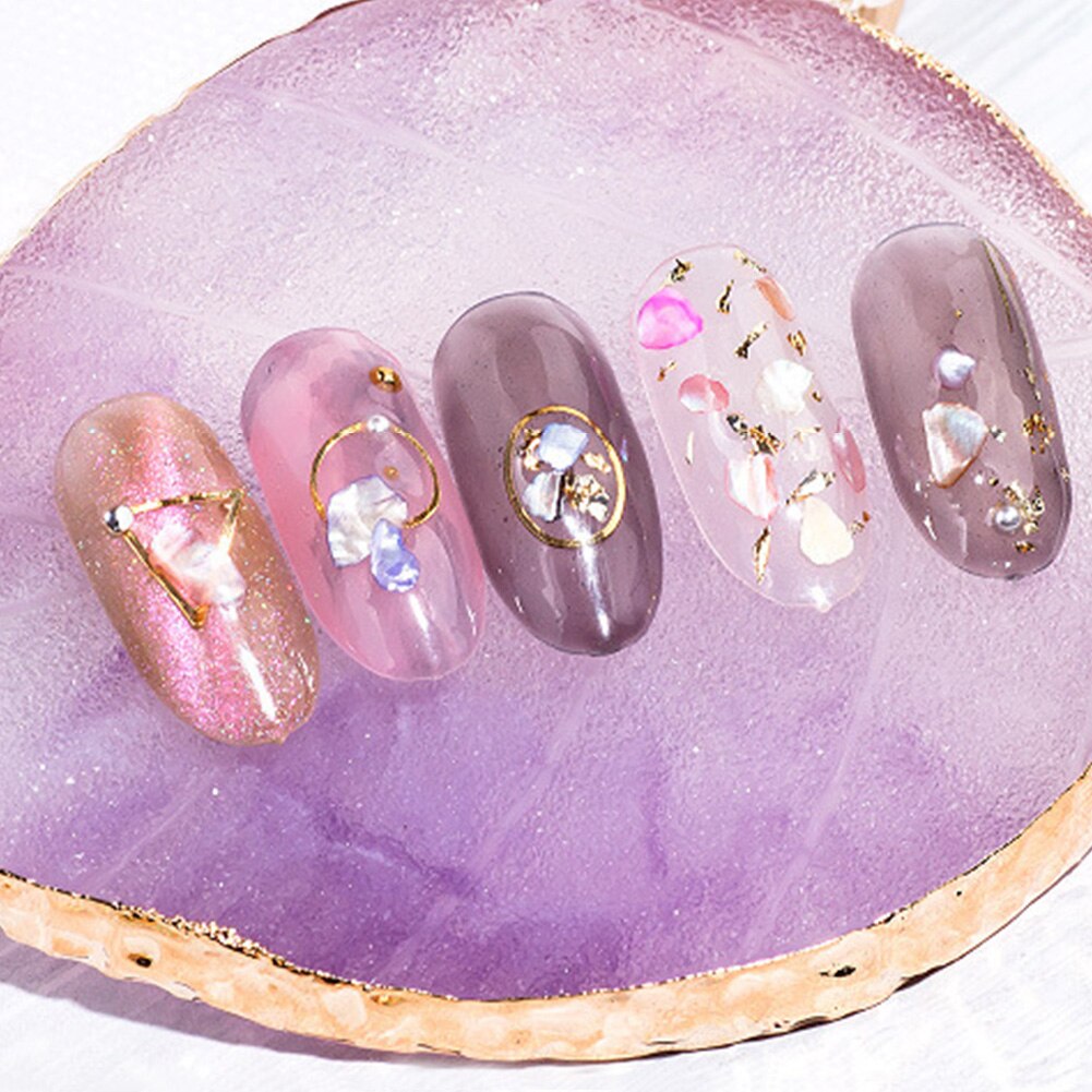 1 Pcs Resin Stone Color Palette False Nail Tip Dra... – Grandado