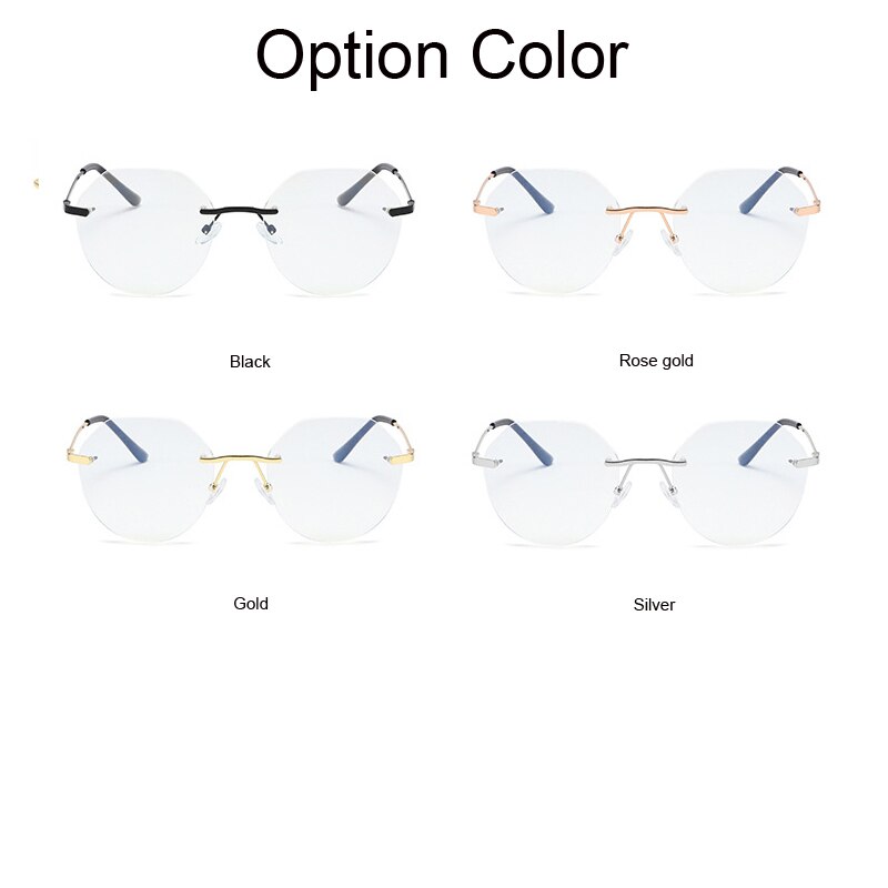 Polygon Optical Glasses Frame Women Anti blue ray ... – Grandado